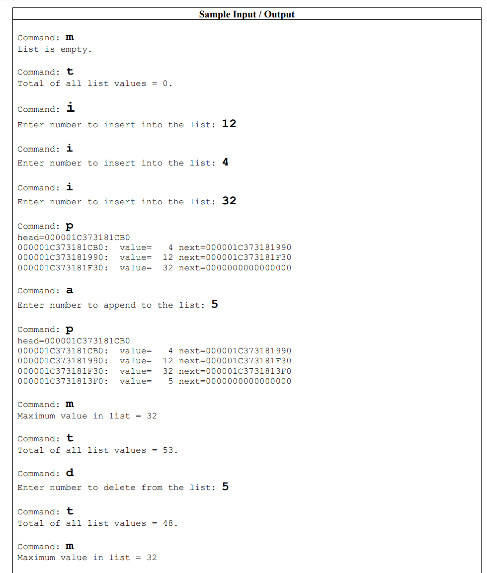 Solved Class Specification File Intlist H In The Intlist H