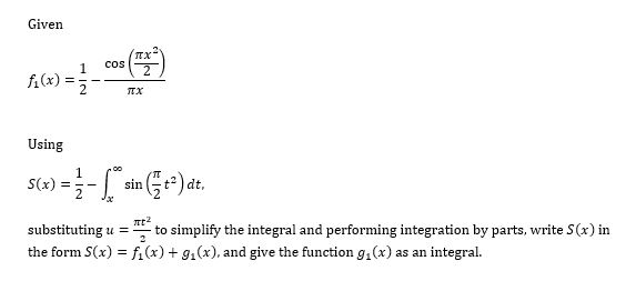 Solved Write in the form and give the function as an | Chegg.com