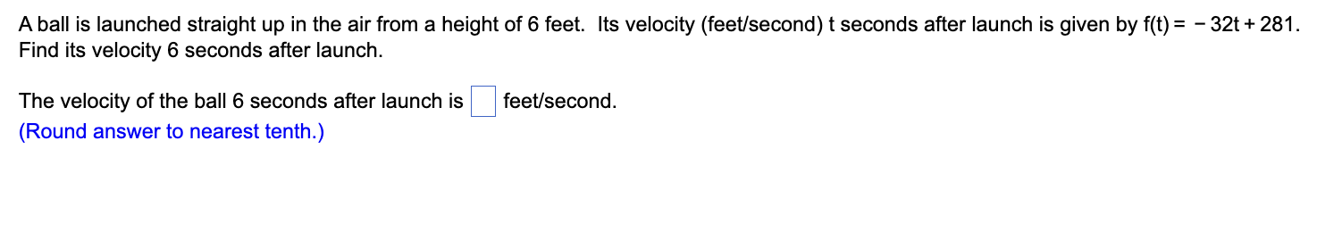 Solved A ball is launched straight up in the air from a | Chegg.com