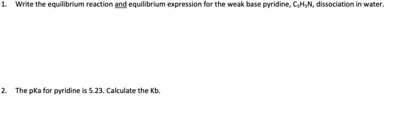Solved Write the equilibrium reaction and equilibrium | Chegg.com