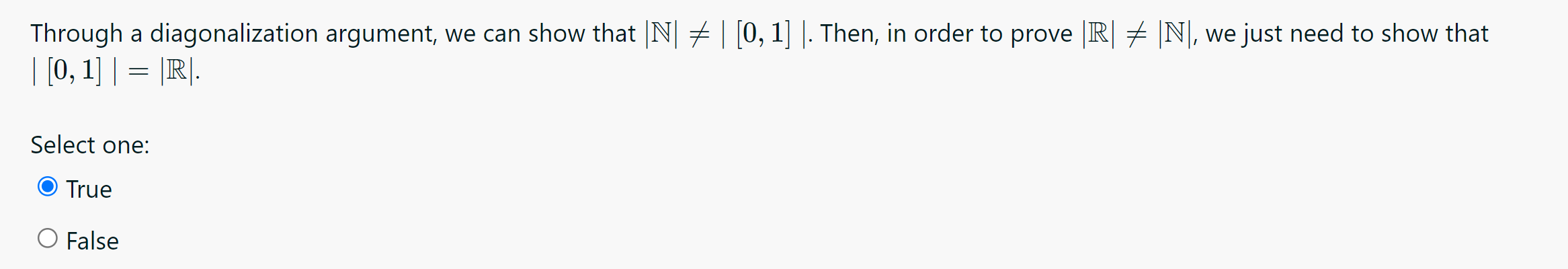 Solved Through a diagonalization argument, we can show that | Chegg.com