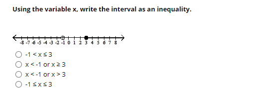 Solved Using the variable x, write the interval as an | Chegg.com