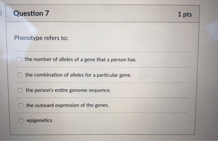 Solved Question 5 1 pts When crossing a homozygous recessive | Chegg.com