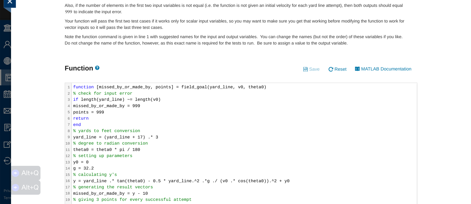 Solved IN MATLAB PLEASE!! This is the third time I have | Chegg.com