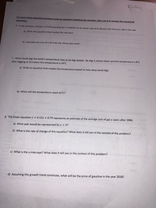 Solved Math 1820-7.2-Applications of Linear Equations Joe | Chegg.com