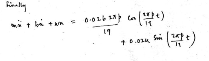 Solved (a) Express w/2π and the γ/2π in terms of m, k, L and | Chegg.com