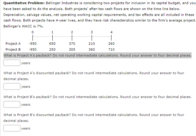 Solved Quantitative Problem: Bellinger Industries is | Chegg.com