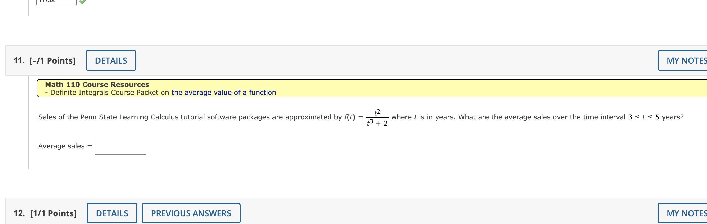 Solved Average Sales Chegg