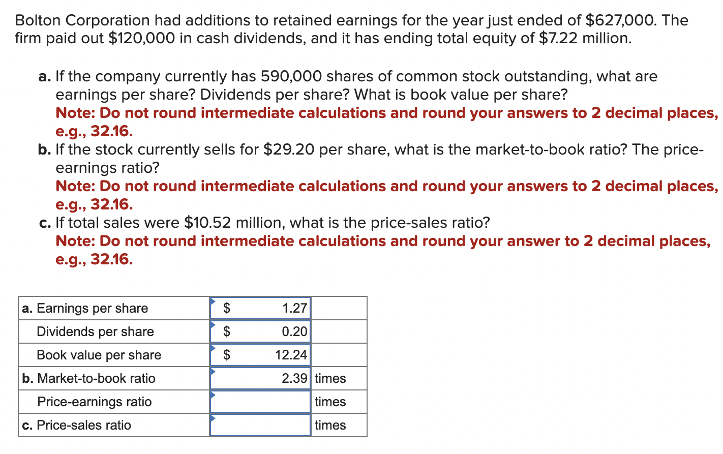Solved Bolton Corporation had additions to retained earnings | Chegg.com
