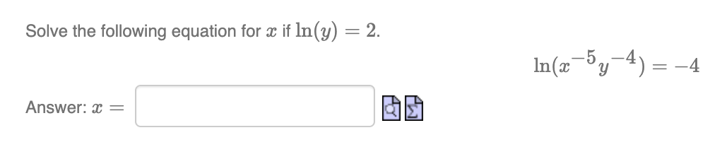 Solved Solve the following equation for x ﻿if | Chegg.com