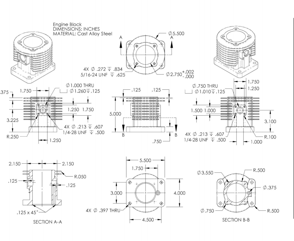Solved SOLIDWORKS EASY.... STEP 6&7: INTAKE MOUNT & | Chegg.com