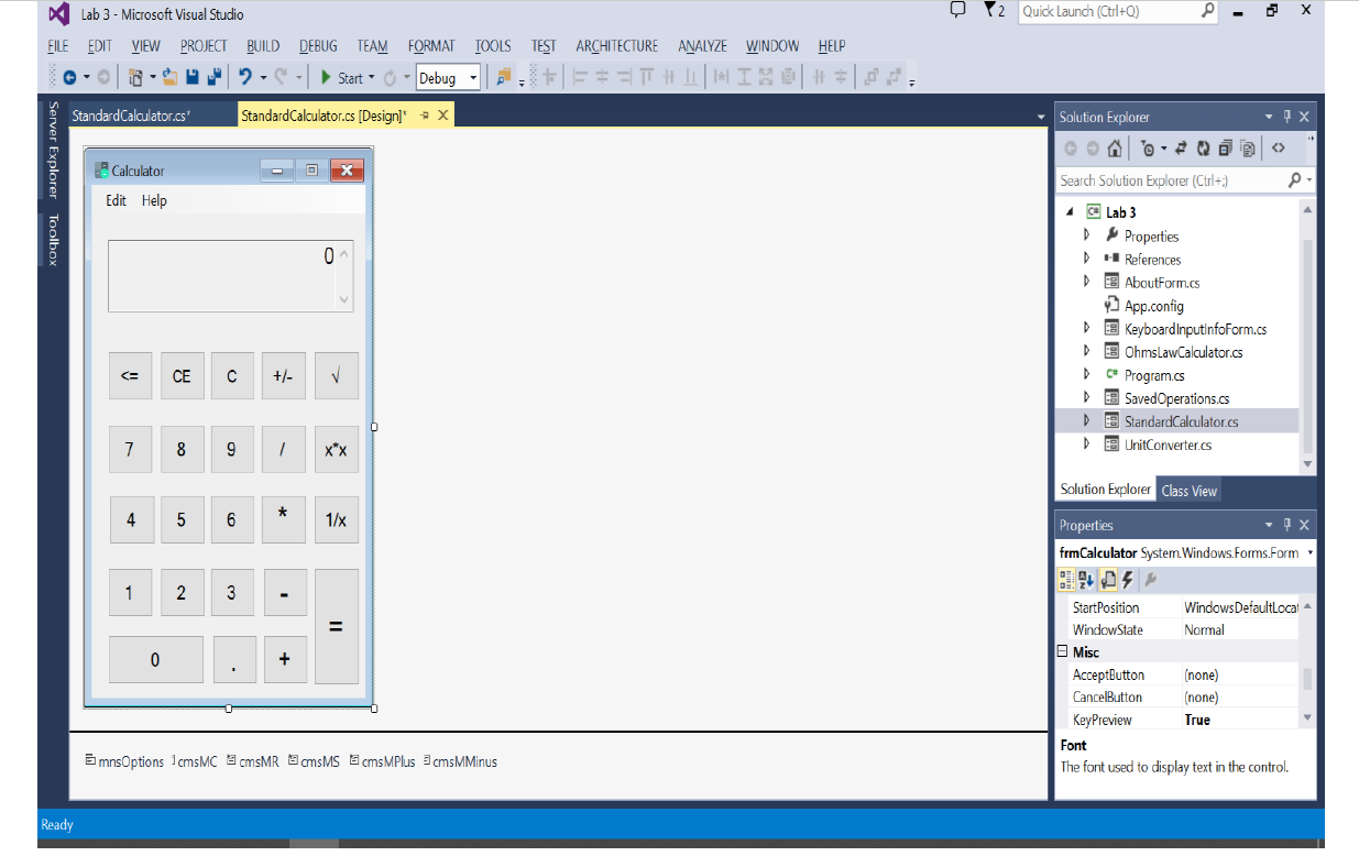 Solved W Lab 3 - Microsoft Visual Studio EllE EEIT VIEW | Chegg.com