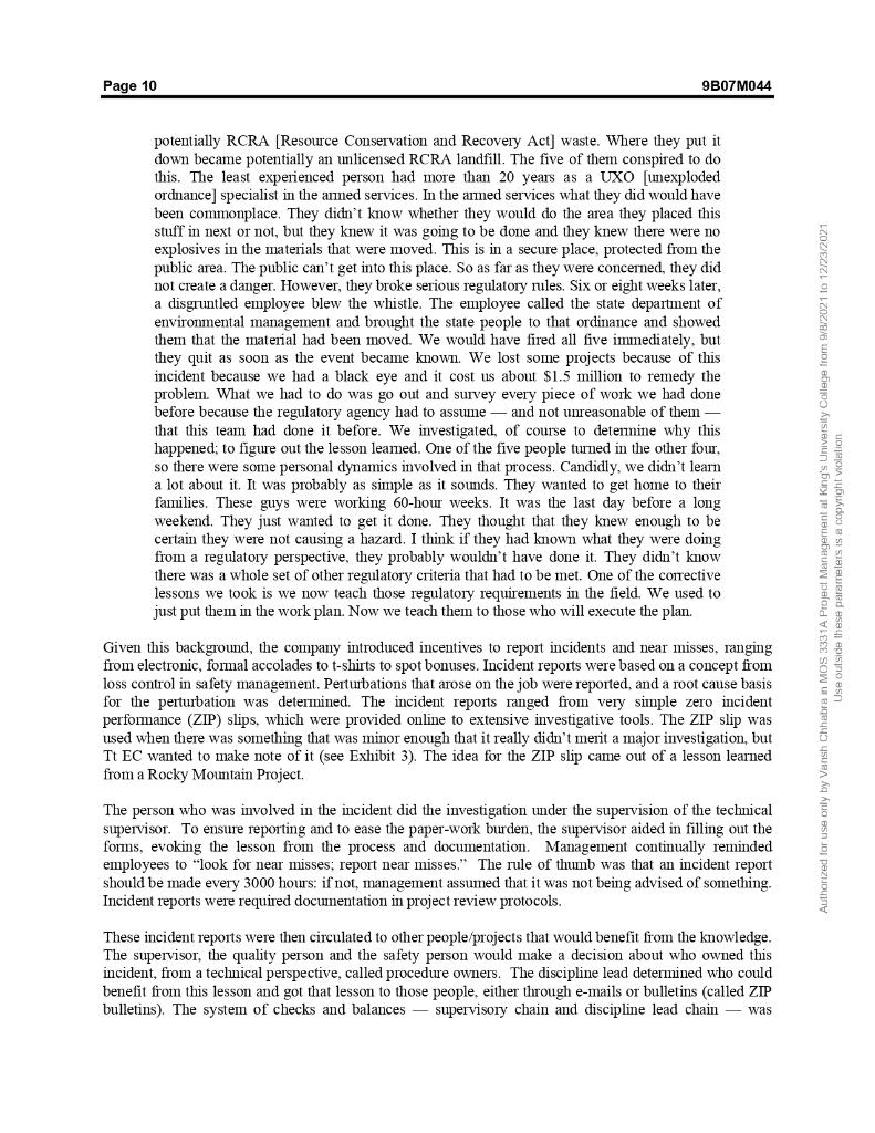 Richard Ivey School of Business The University of | Chegg.com