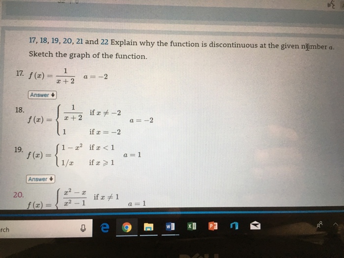 Solved 17, 18, 19, 20, 21 and 22 Sketch the graph of the | Chegg.com