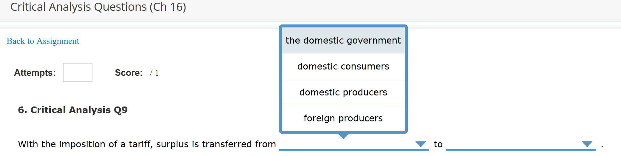 Solved Critical Analysis Questions (Ch 16) Back to | Chegg.com