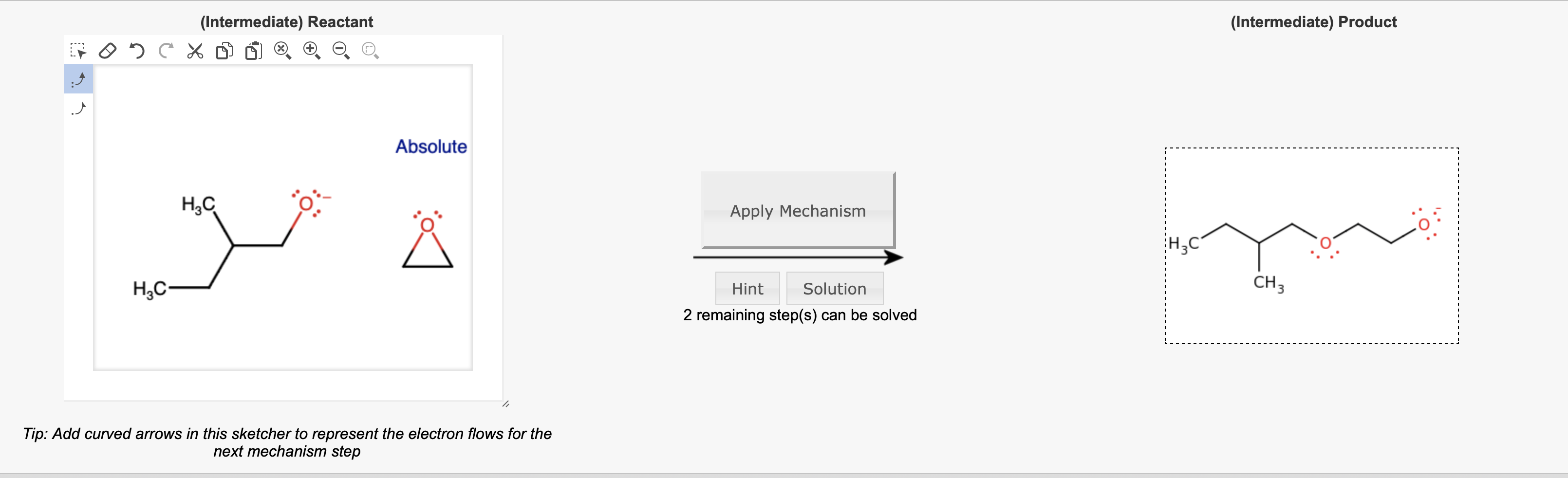 Solved (Intermediate) Product (Intermediate) Reactant GogĆ Z | Chegg.com