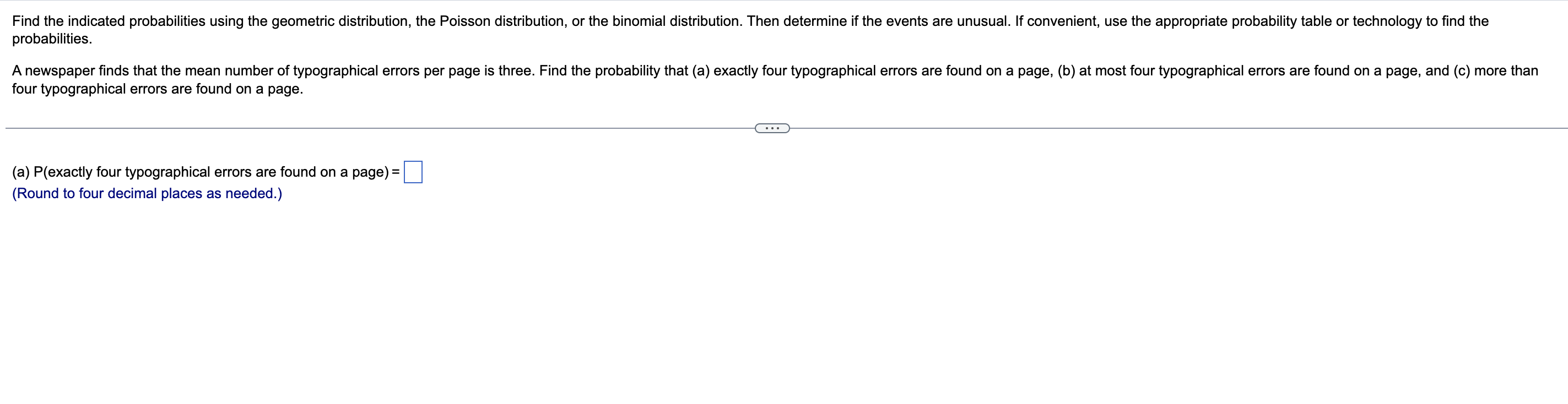 Solved Find the indicated probabilities using the geometric | Chegg.com