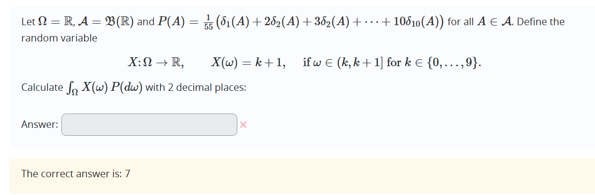 Solved Let Ω=R,A=B(R) ﻿and | Chegg.com