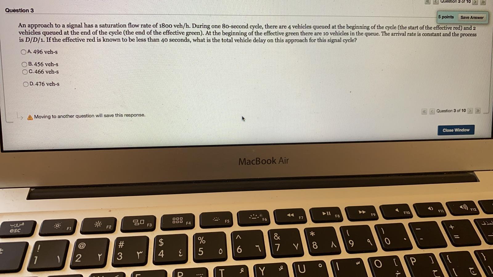 Solved Question 3 Of 10 Save Answer Question 3 5 Points An 1491