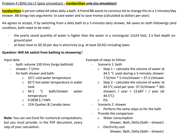 Solved Problem 4 ( 30% ) (no LT Spice simulation) - | Chegg.com