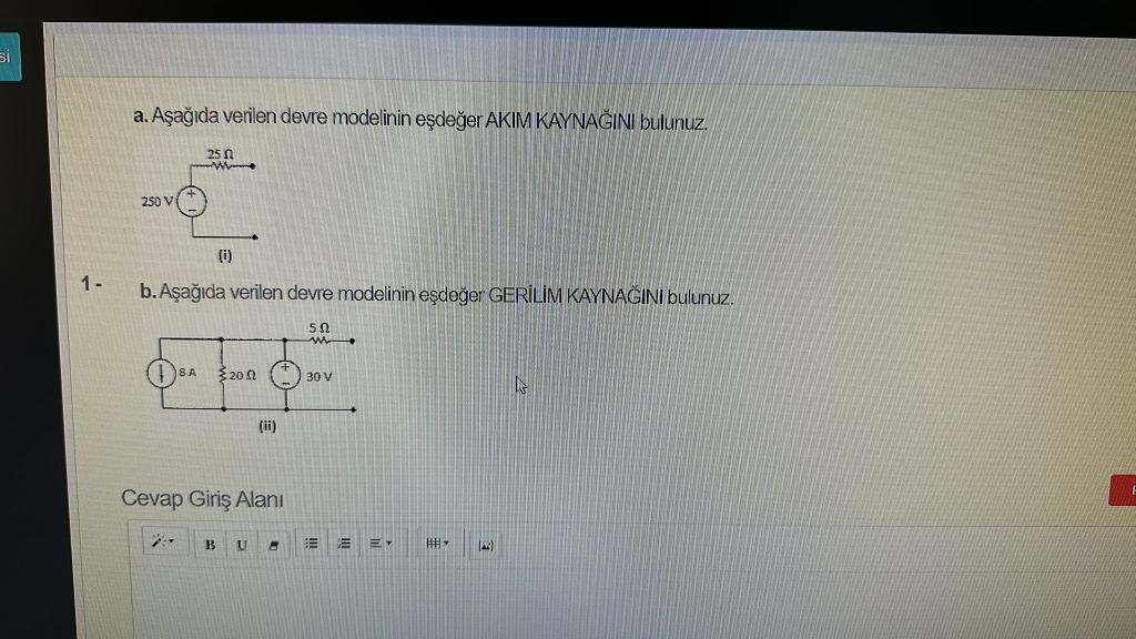 Solved A-Find the equivalent current source of the circuit | Chegg.com
