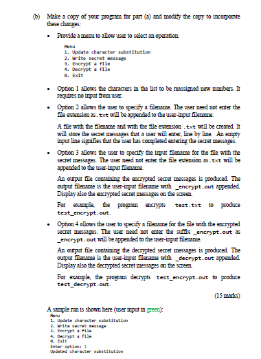 Question 2 Employ Structured Programming Principles