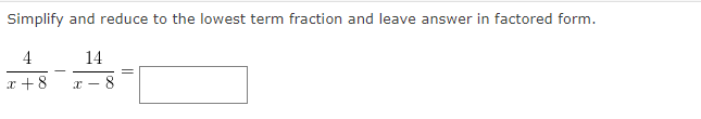 Solved Simplify and reduce to the lowest term fraction and | Chegg.com