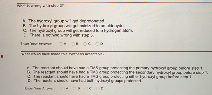 Solved Use the following synthetic sequence for problems 6 9 | Chegg.com