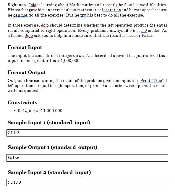 Solved Right now, Joie is learning about Mathematics and | Chegg.com