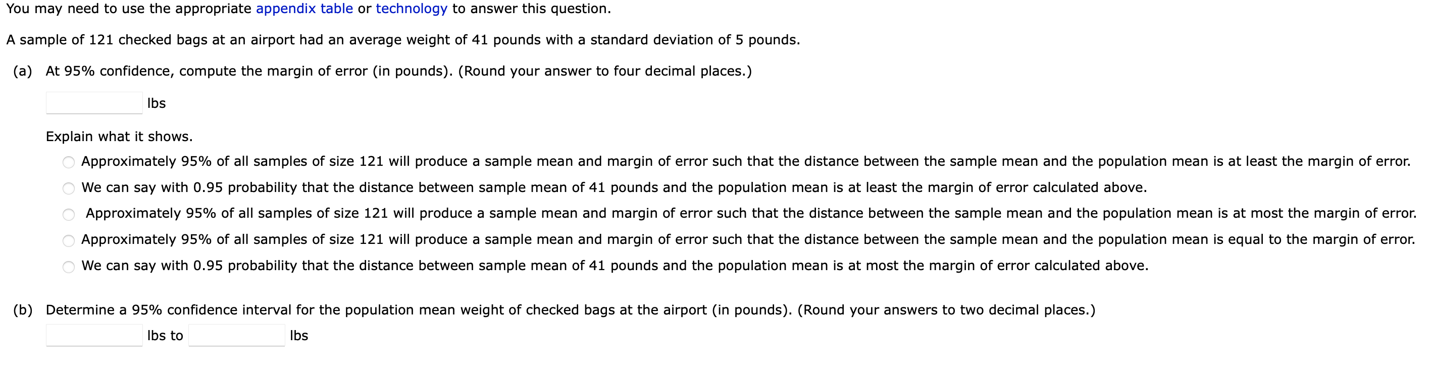 Solved You may need to use the appropriate appendix table or | Chegg.com