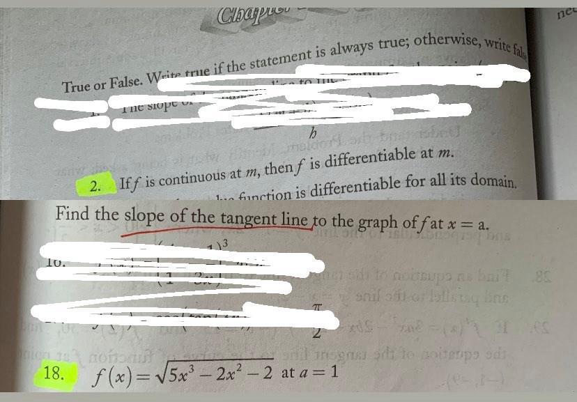 Solved Chapirou nes True or False. Write true if the | Chegg.com