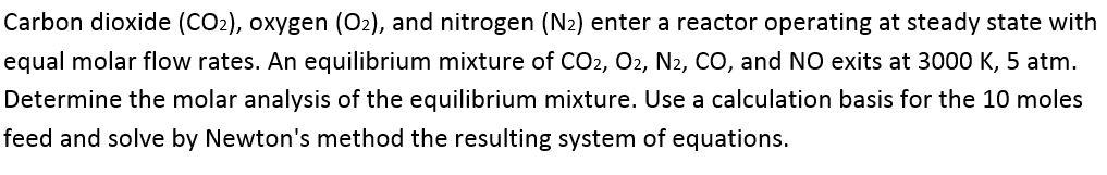 Carbon dioxide (CO2), oxygen (O2), and nitrogen (N2) | Chegg.com