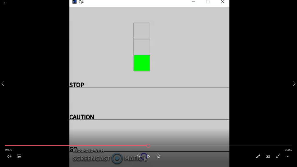 Solved [8 Marks] Traffic Lights simulation: This purpose of | Chegg.com