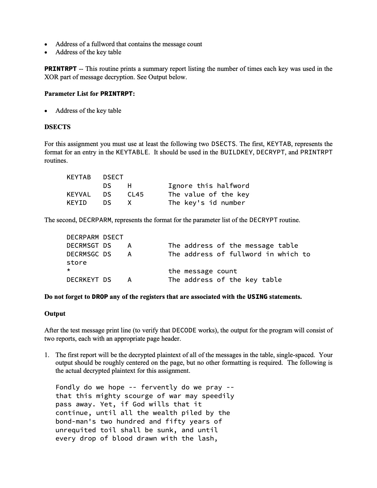 Solved Overview As we know, various encryption techniques | Chegg.com
