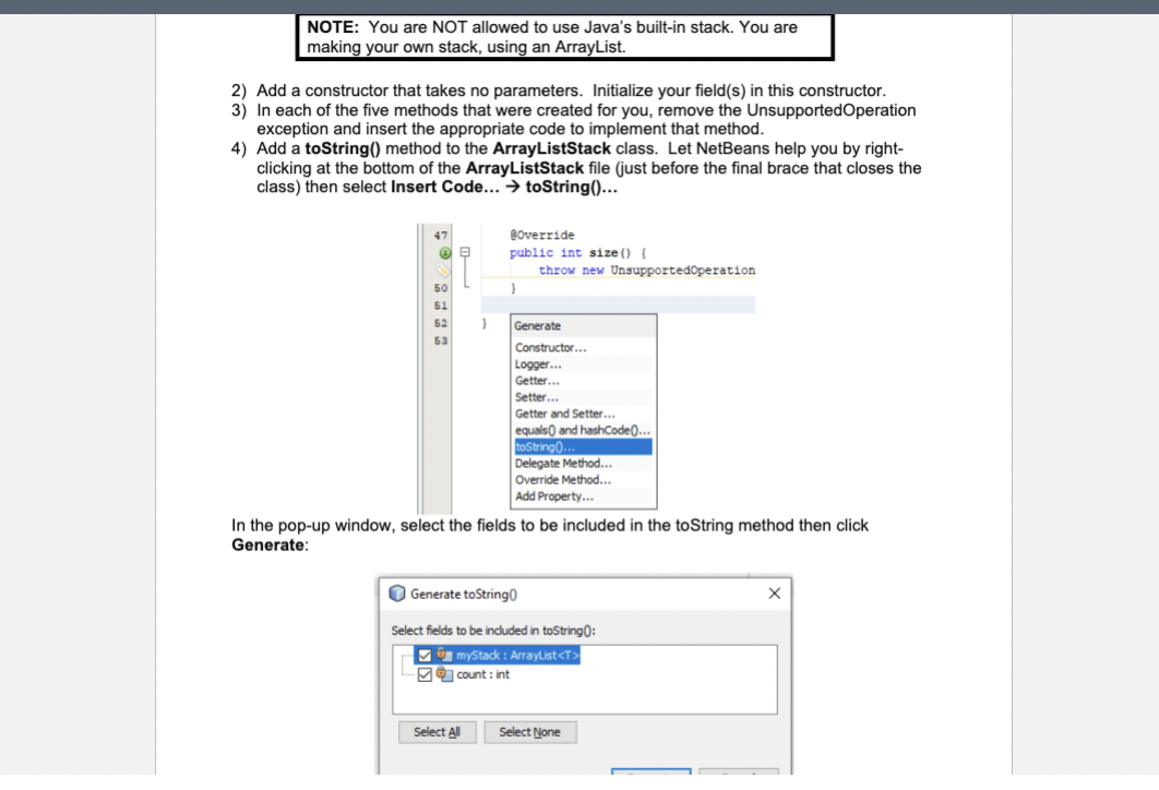 Solved All The Correct Method Headers Are There And Each