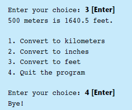 Solved 8. Conversion Program Write a program that asks the | Chegg.com