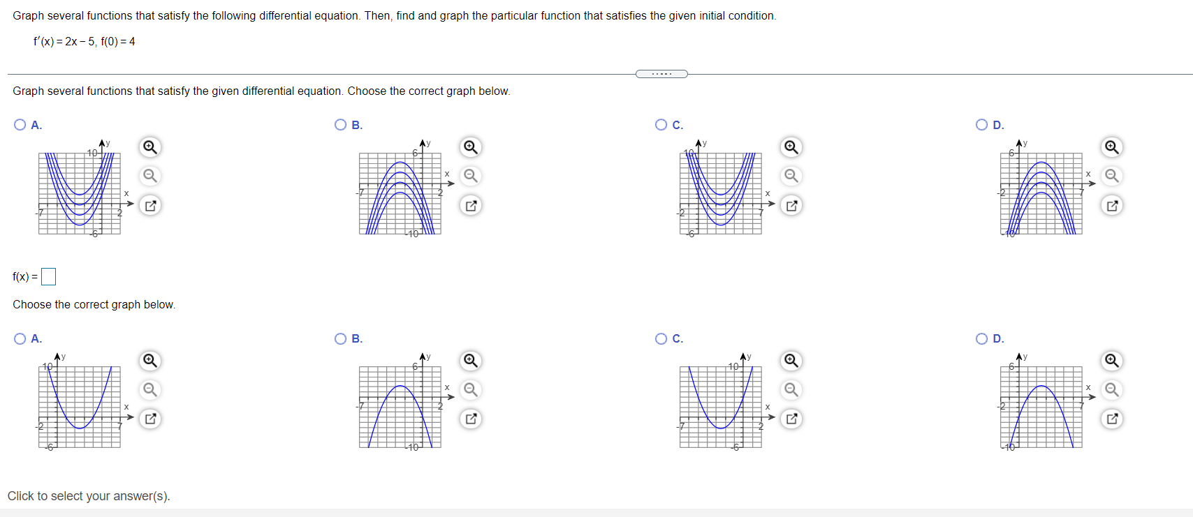 Solved Graph several functions that satisfy the following | Chegg.com