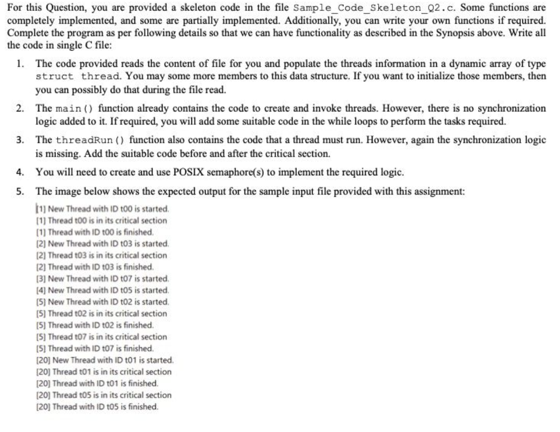 Solved Sample Code: #include #include | Chegg.com