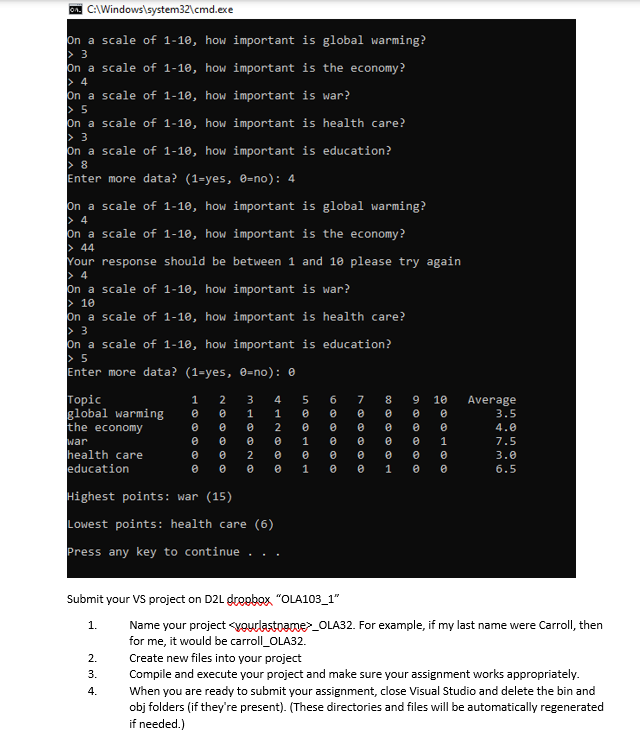 Solved Csci 3037 Ola103 1 Objective Input Output If