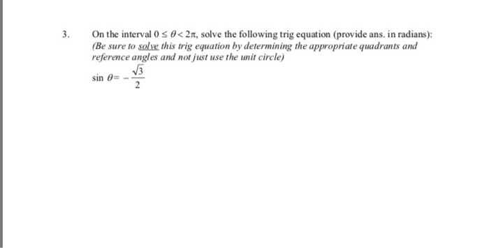 Solved On the interval 0 θ