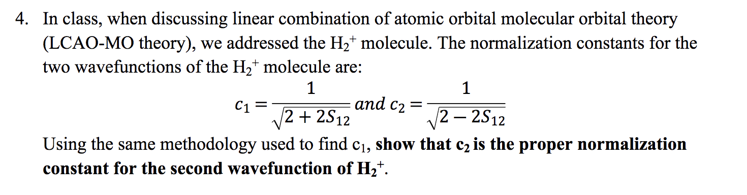 Solved 4. In class, when discussing linear combination of | Chegg.com