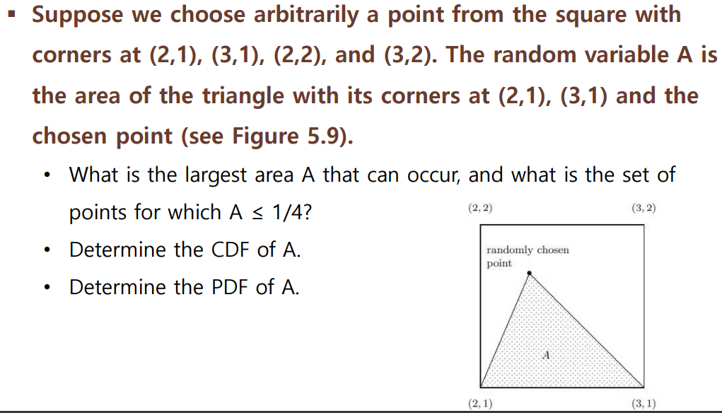 Solved 1 Suppose we choose arbitrarily a point from the | Chegg.com