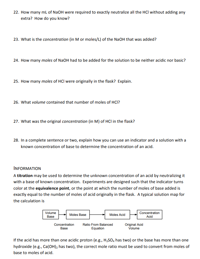 Solved MODEL 3: TITRATIONS 0.100M sodium hydroxide was | Chegg.com