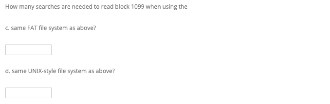 You are asked to allocate a file according to either | Chegg.com