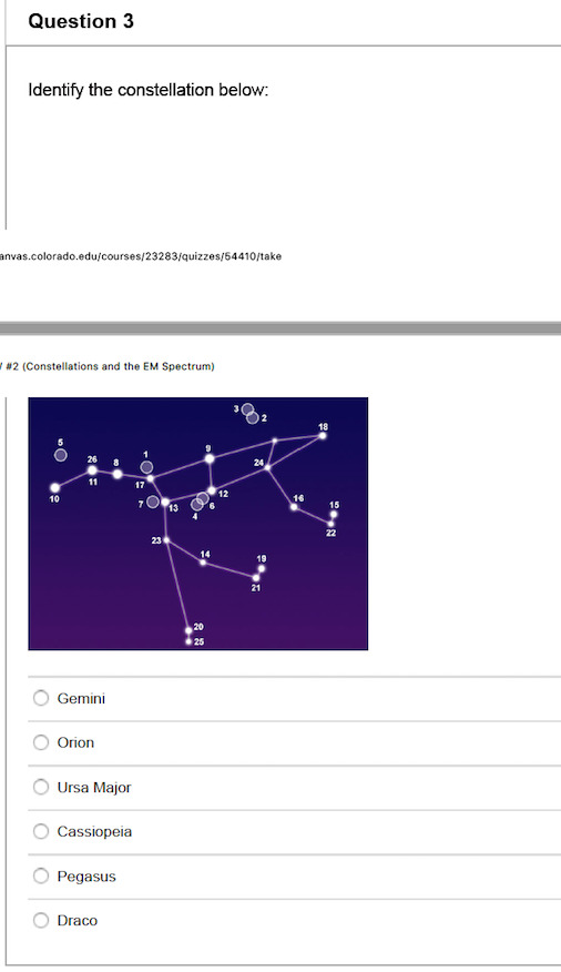 Solved PART 1: Constellations A group of stars can be called | Chegg.com
