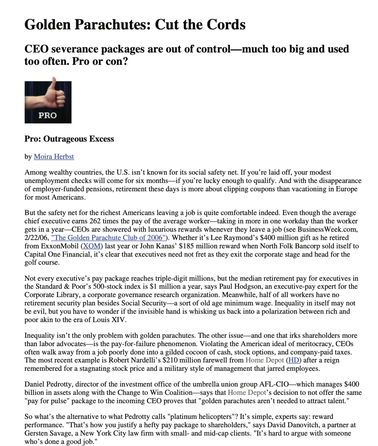 Solved Read this artice that discusses the 'golden | Chegg.com