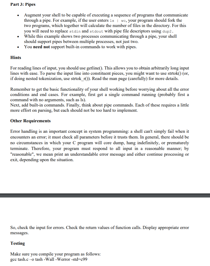 Solved Background In this project, you will implement a | Chegg.com