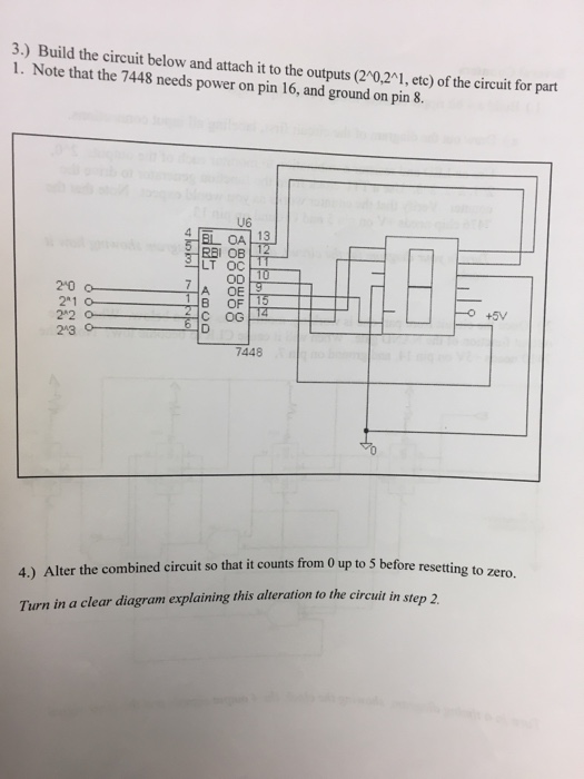 Solved Several Counters 1.) Build a 4 bit ripple counter | Chegg.com