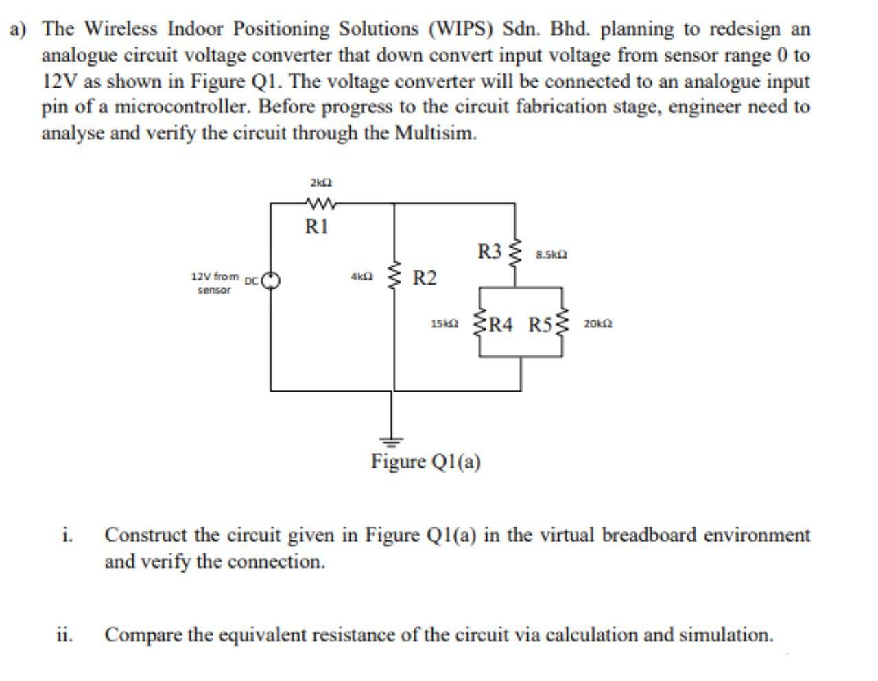 Solved a) The Wireless Indoor Positioning Solutions (WIPS) | Chegg.com