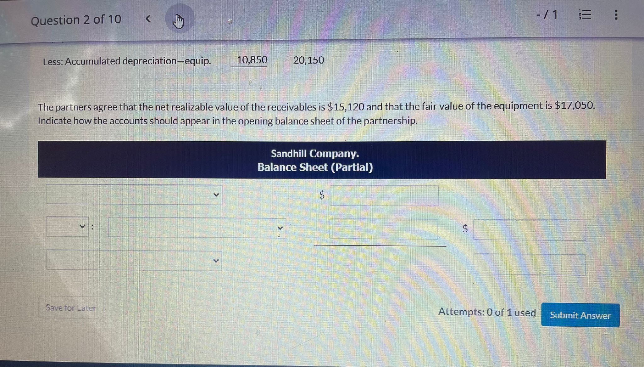 Solved Current Attempt in Progress Barbara Ripley and Fred | Chegg.com